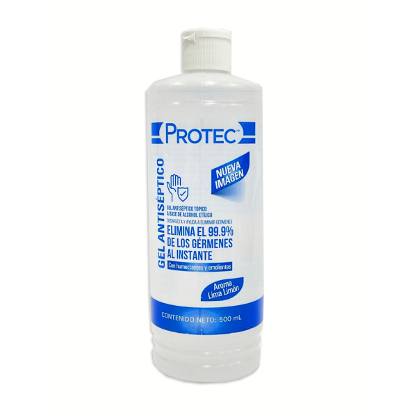 GEL ANTISEPTICO DE 500ML MARCA PROTEC T – Human Haim